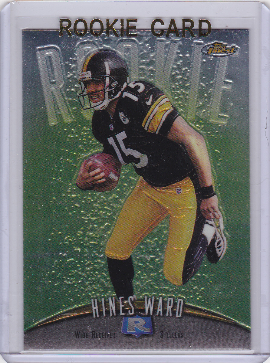 HINES WARD ROOKIE CARD 1998 Topps Finest Pittsburgh STEELERS NFL ...