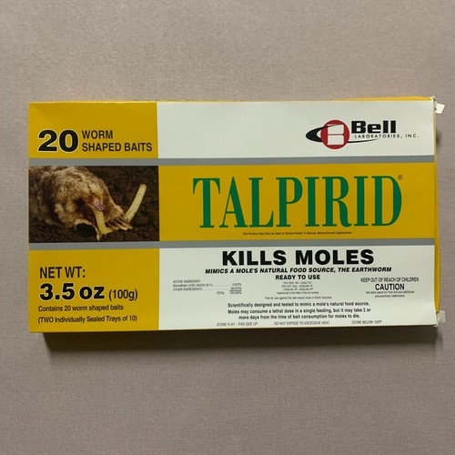Bell Labs Talpirid Mole Bait Worms – 20 Count, Effective Pest Control ...