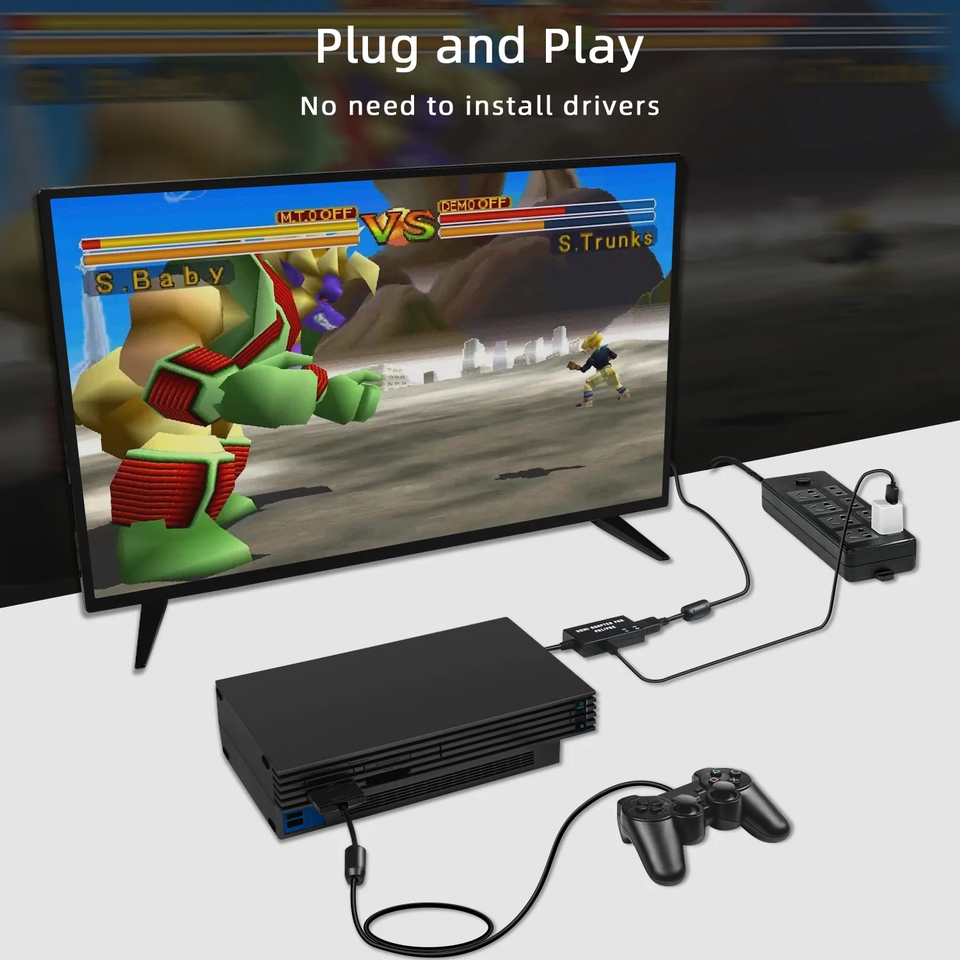 Multifunctional HDTV Adapter for PS1/PS2 | eBay