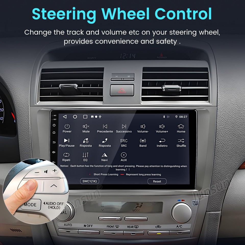 Android15 Carplay 6+128G For Toyota Camry 6 06-2011 Car Stereo Radio ...