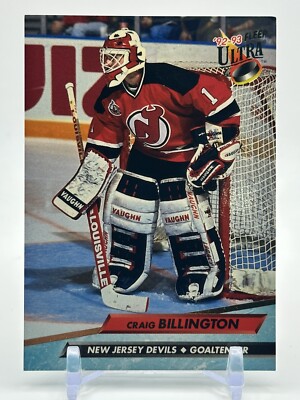 1992-93 Fleer Ultra Hockey #334 Craig Billington | eBay