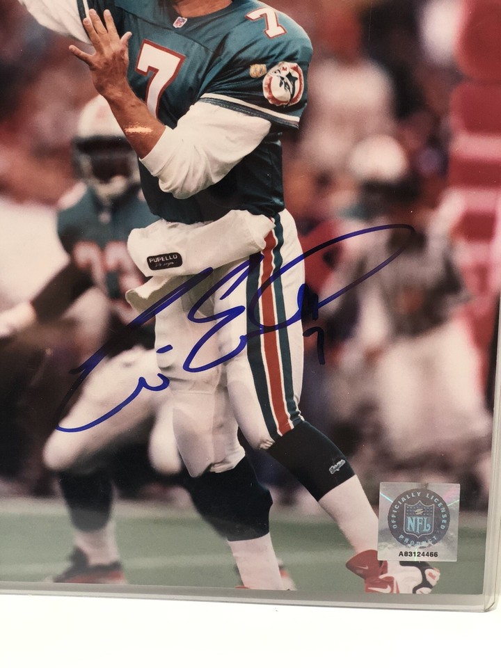 Craig Erickson Miami Dolphins Autographed 8x10 | eBay
