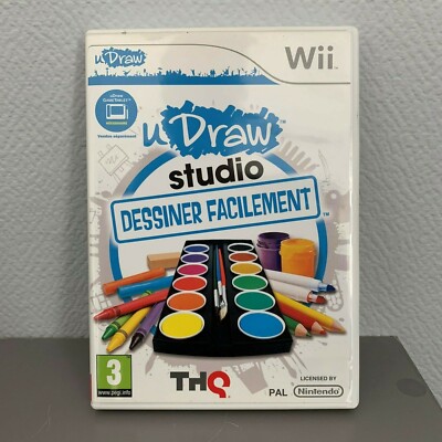 Nintendo Wii jeu udraw studio dessiner facilement | eBay