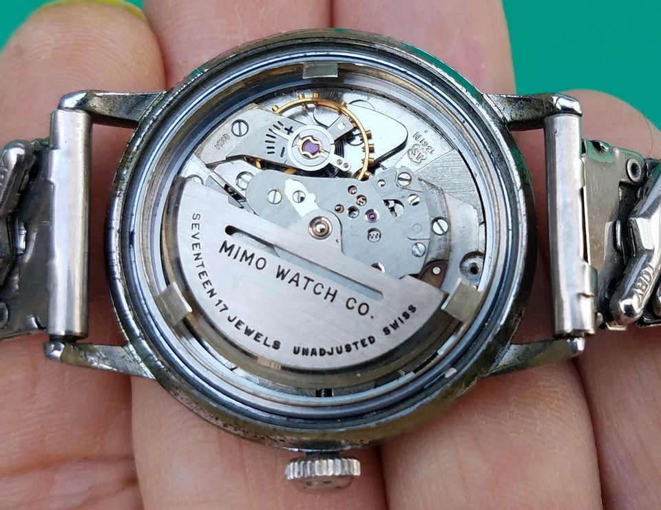 Mimo Mimomatic Watch Girard Perregaux Swiss 33mm Mens BUMPER c1950s ...