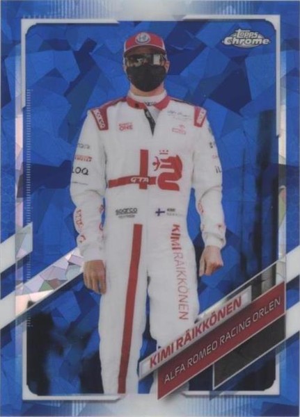 2021 Topps Chrome Sapphire Edition Formula 1 - F1 Racers #34 Kimi ...