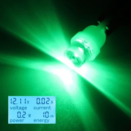 20x Green T10 LED Bulbs W5W 194 168 192 Car interior Dome Lamp Map ...