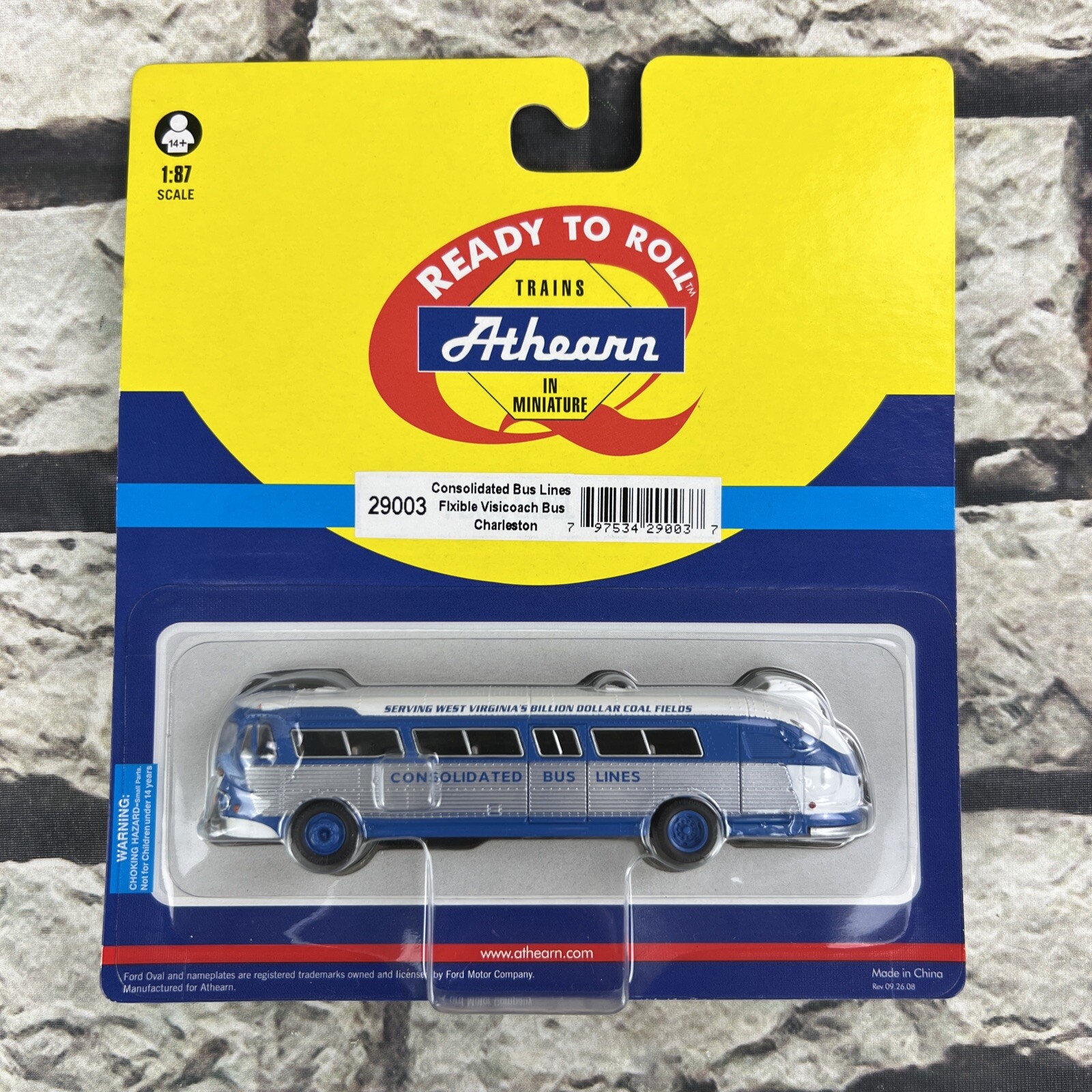 Athearn #29003 1950-1956 Flxible Visicoach Consolidated Bus Lines ...
