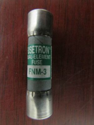 BUSSMAN FUSETRON FNM 3 250V 3 AMP Dual Element Fuse | eBay
