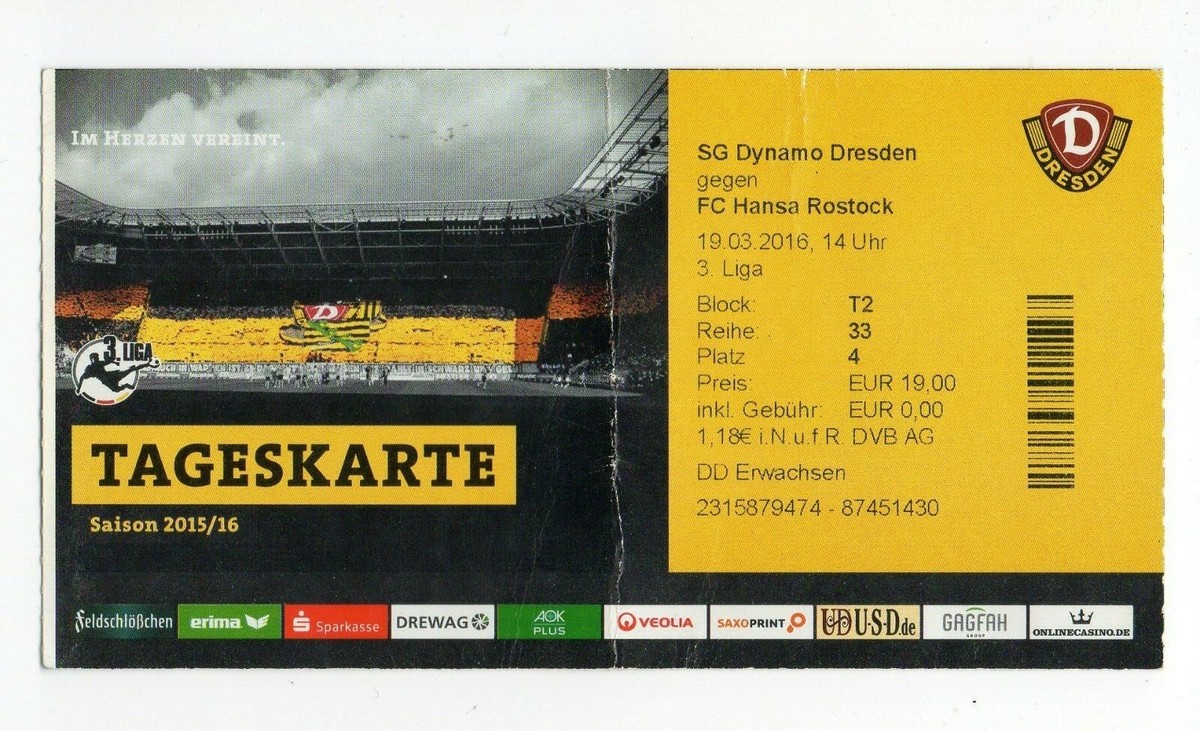 Dynamo Ticket Dynamo Dresden Fußball Ticket Zähler: DynamoCounter