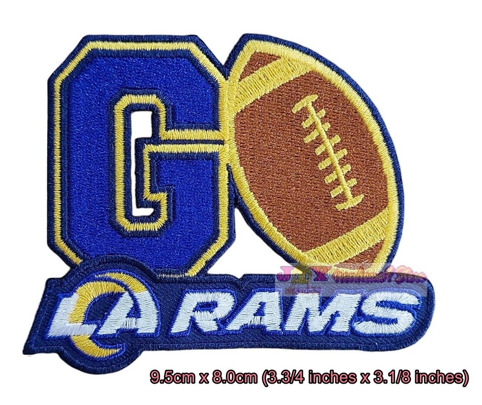 Los Angeles🏈RAMS Patches Sewing on #Select Options From Thai 🛫To🛬USA🚚 ...