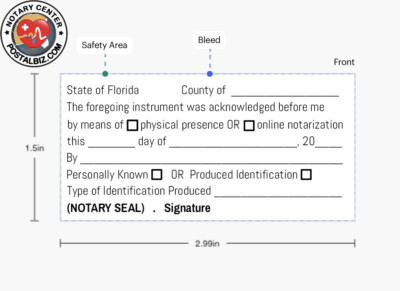 Notary Florida (ACK-NOTARY) New Design Self-Inking Trodat ...