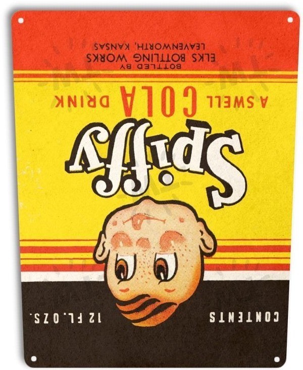 Spiffy Cola Soda Pop Store Advertising Vintage Retro Wall Decor Large ...