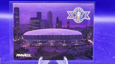 1991 Pinnacle #389 - Super Bowl XXVI - The Metrodome & Super Bowl ...