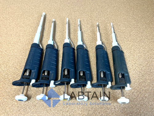 6x] Gilson Pipetman Single Manual Pipette Set P1000, P200, P100, P20 ...