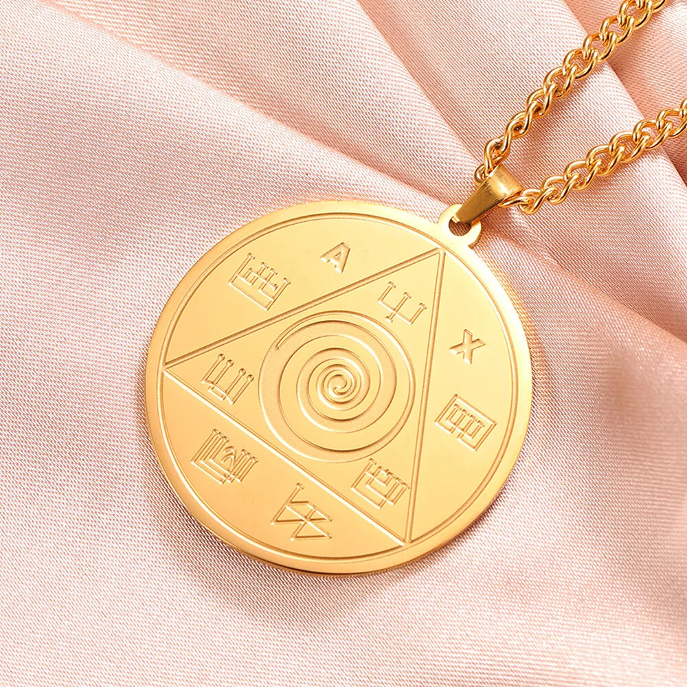 Powerful Pendant of Abraxas Necklace Money Protection Talisman ...