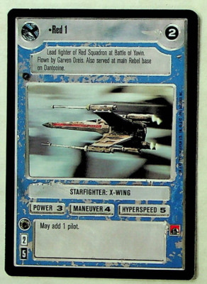 Red 1 - Star Wars Premier Set - Decipher - 1995 | eBay