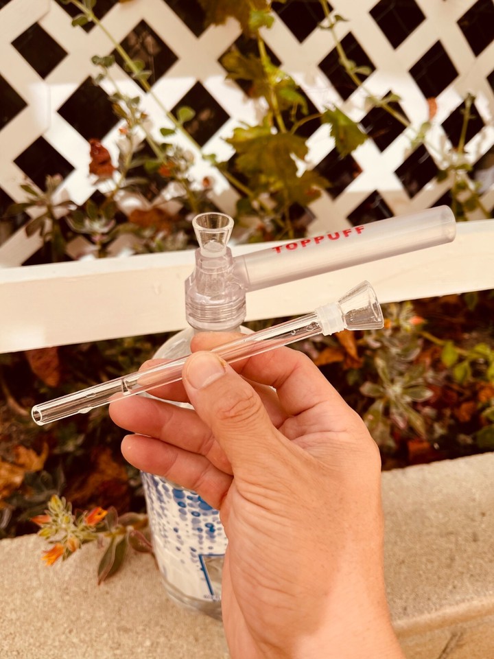 [3PCS Clear White] Screw-on Water Bottle Converter Glass Bong Hookah | eBay