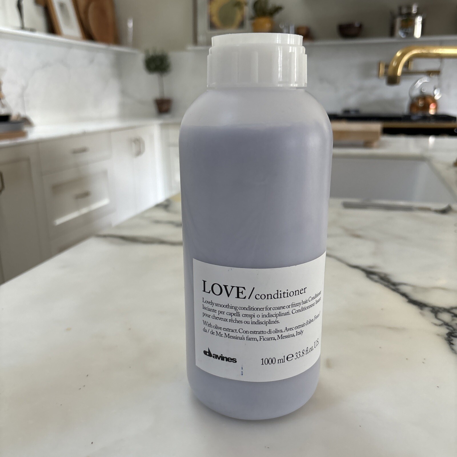 Davines Love Smoothing Hair straightening conditioner 1000ml | 33.8 Fl ...