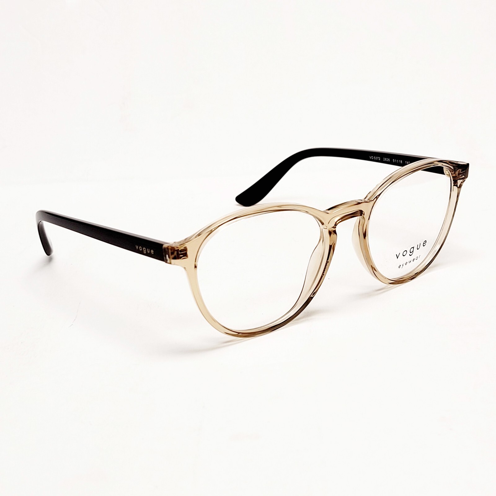 Vogue Eyewear Eyeglass Frames Transparent Round Frame Eyeglasses VO5372 ...