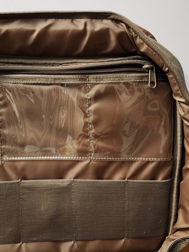 Camo Outdoor Tactical Gun Range/ Hunting Duffle Bag-4 Zippered Sections ...