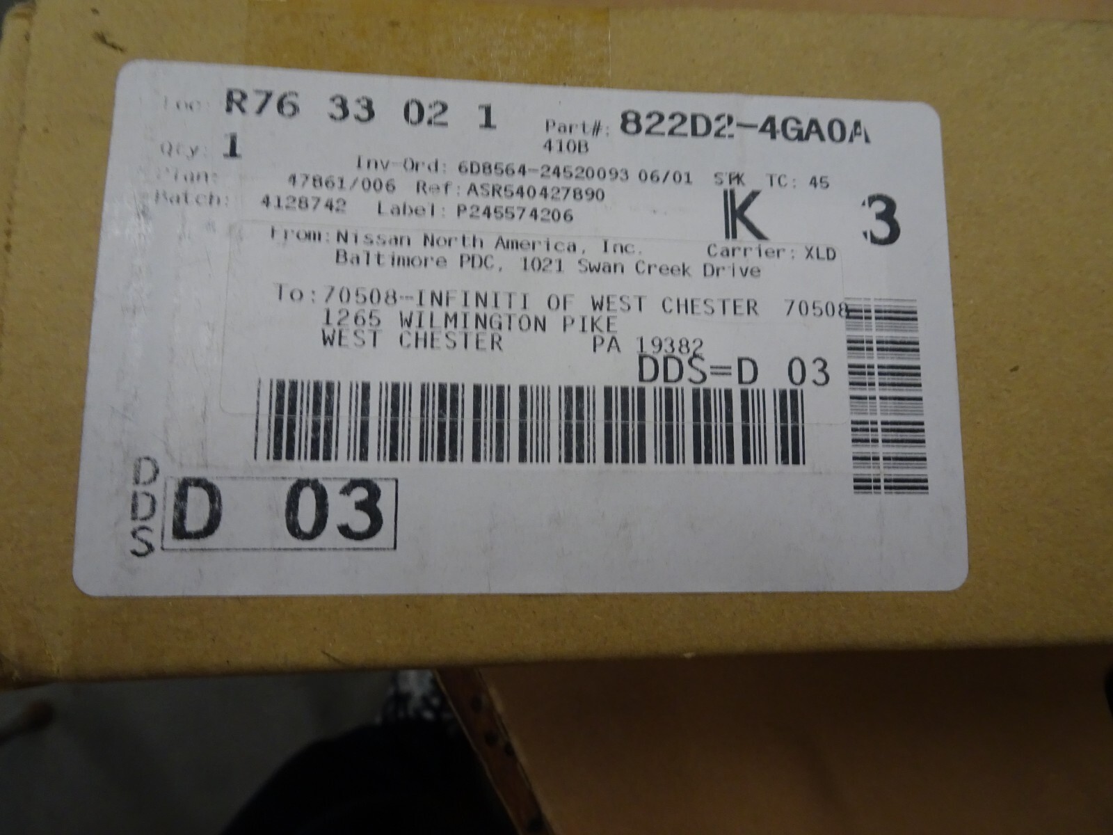 NEW OEM GENUINE 2014-2021 Infiniti Q50 Applique 822D2-4GA0A | eBay