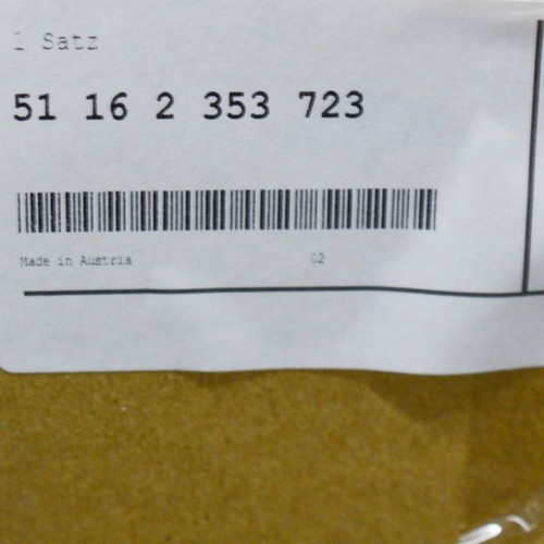 NEW BMW X6 F16 FRONT WHEEL ARCH TRIM EXTENSION SET 51162353723 OEM | eBay