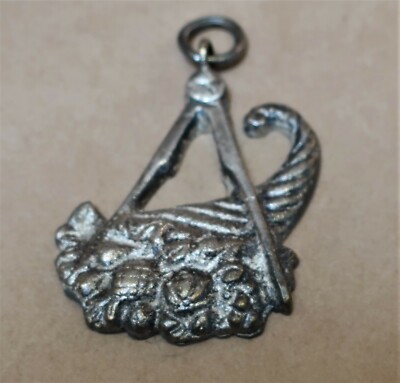 VINTAGE FREEMASON MASONIC COLLAR MEDAL JEWEL CORNUCOPIA & COMPASS #4 | eBay