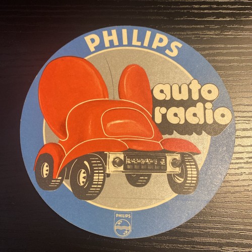 Ancien Autocollant / Sticker Vintage " PHILIPS " Auto Radio | eBay