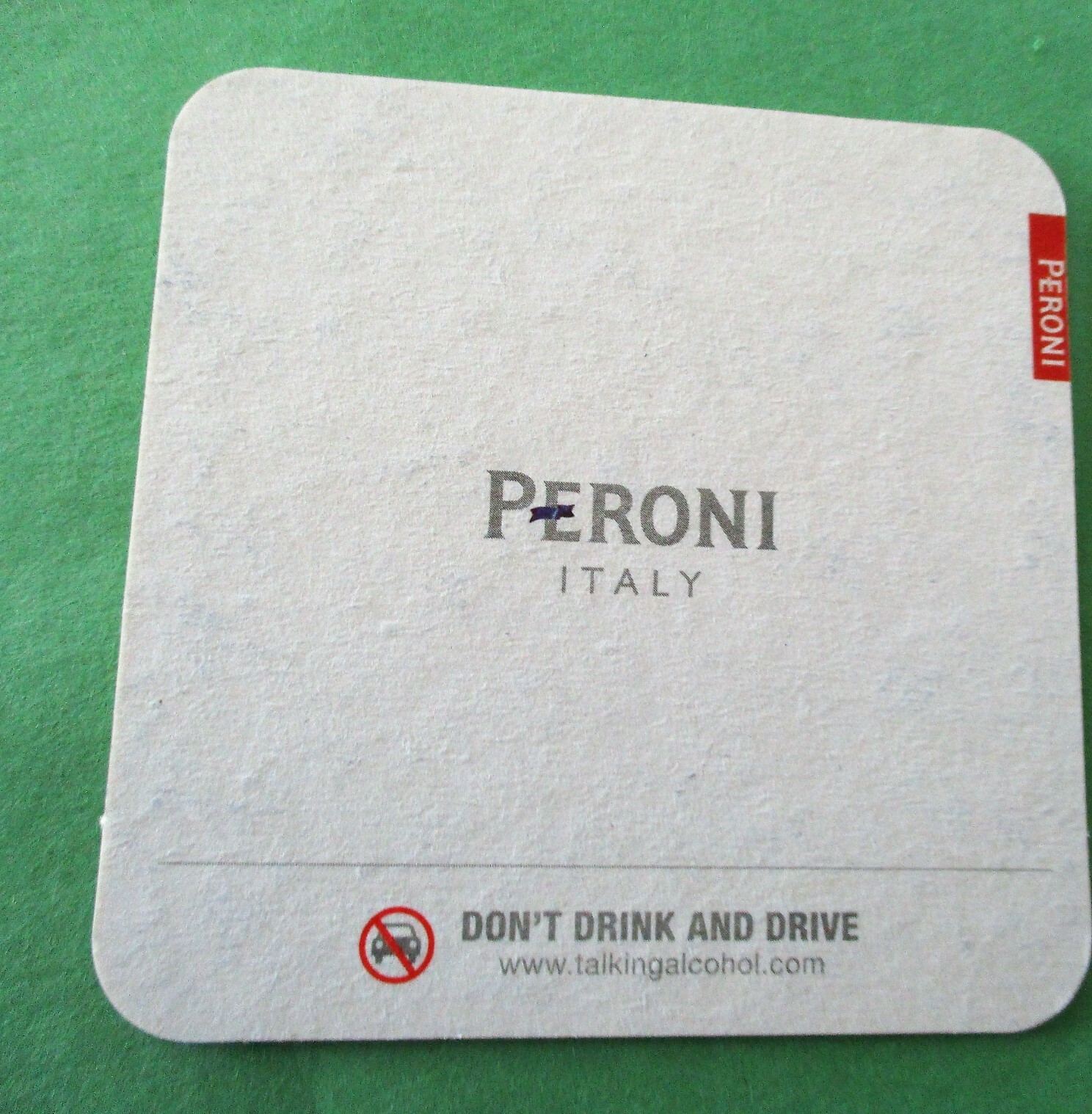 Peroni Italy - Beer Coaster / Beer Mat | eBay