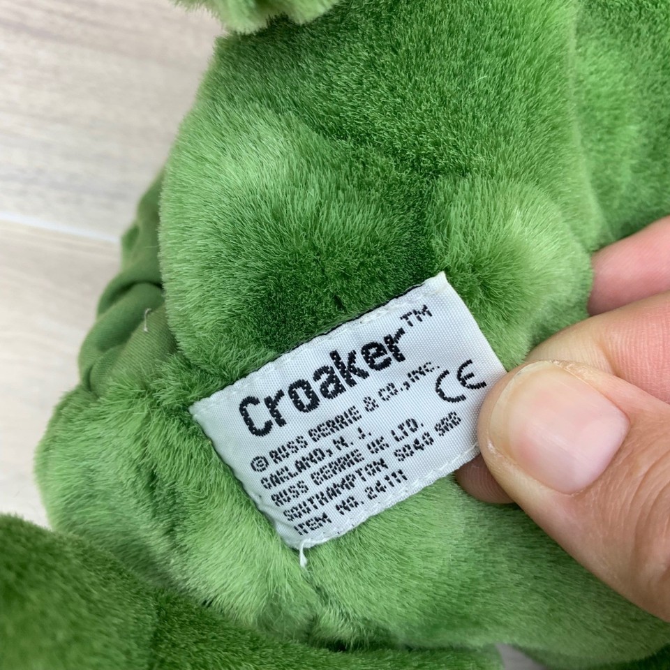 VTG Croaker Frog Hand Puppet Plush Toy Item | eBay