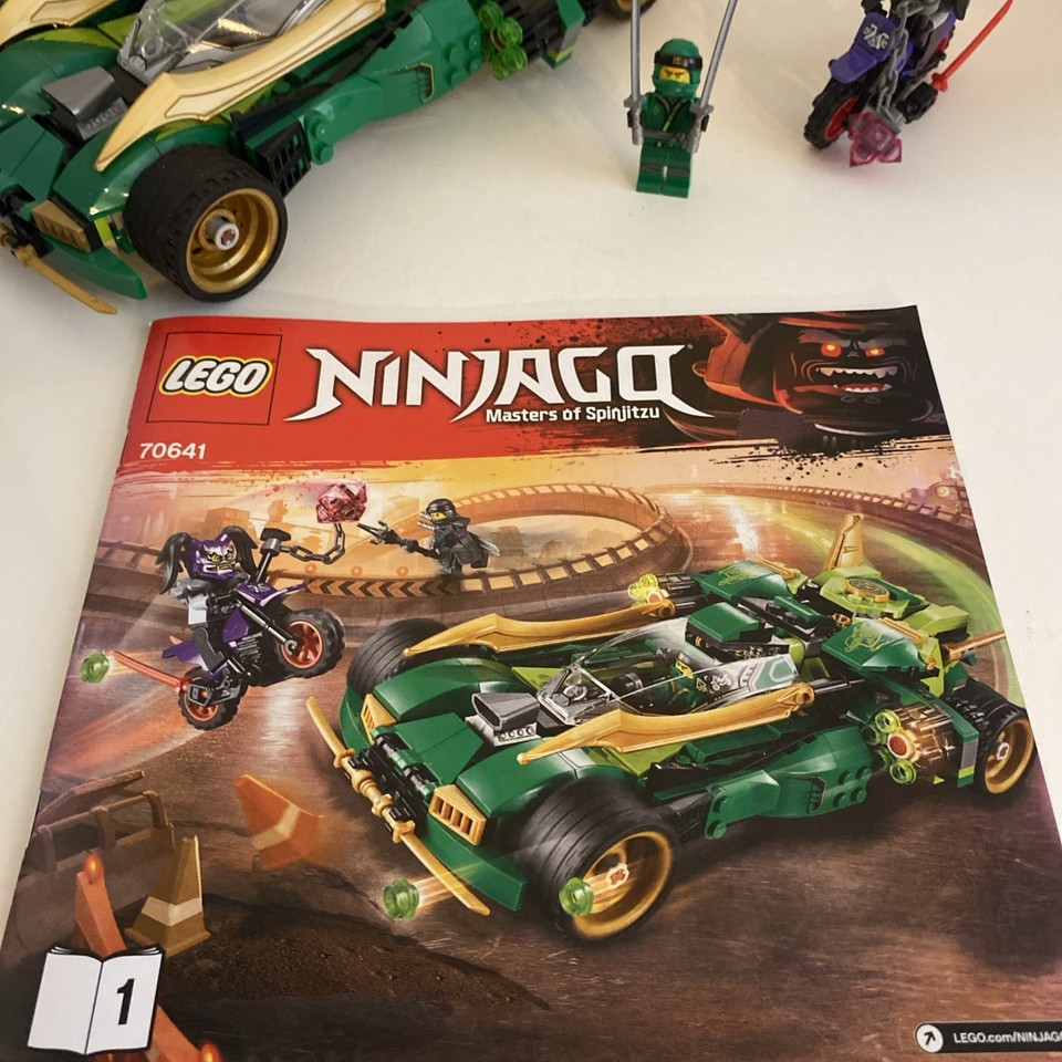 LEGO Ninjago Ninja Nightcrawler 70641 - 100% Complete with Minifigures ...