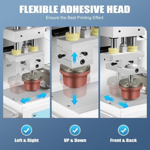 Pneumatic Printer Pad Printing Machine with Sealed Ink Cups For Clothes ...
