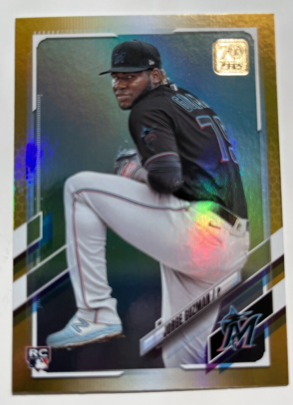 JORGE GUZMAN 2021 Topps Update Gold Foil #US321 RC | eBay