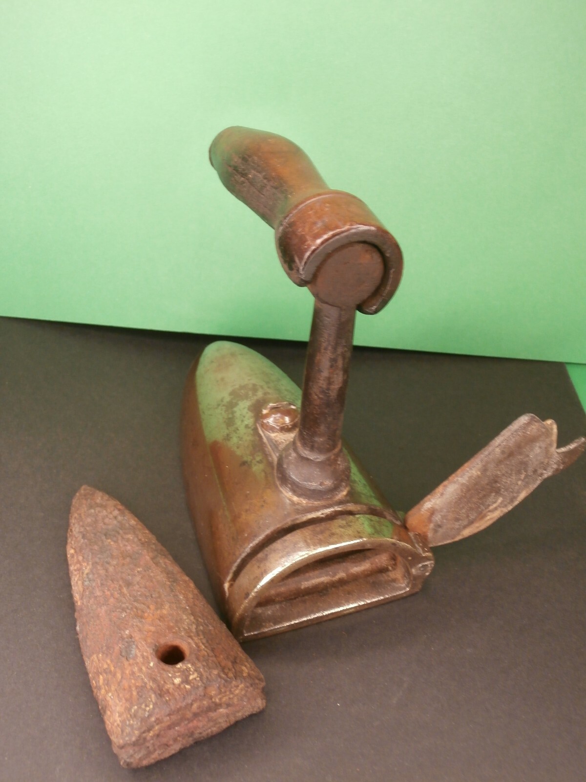 antikes Bügeleisen Messing Keileisen antique brass flat iron | eBay.de