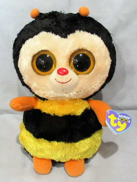 Ty Beanie Boos Sting Bee Bumblebee Plush Toy 2001 Retired Buddy Medium ...