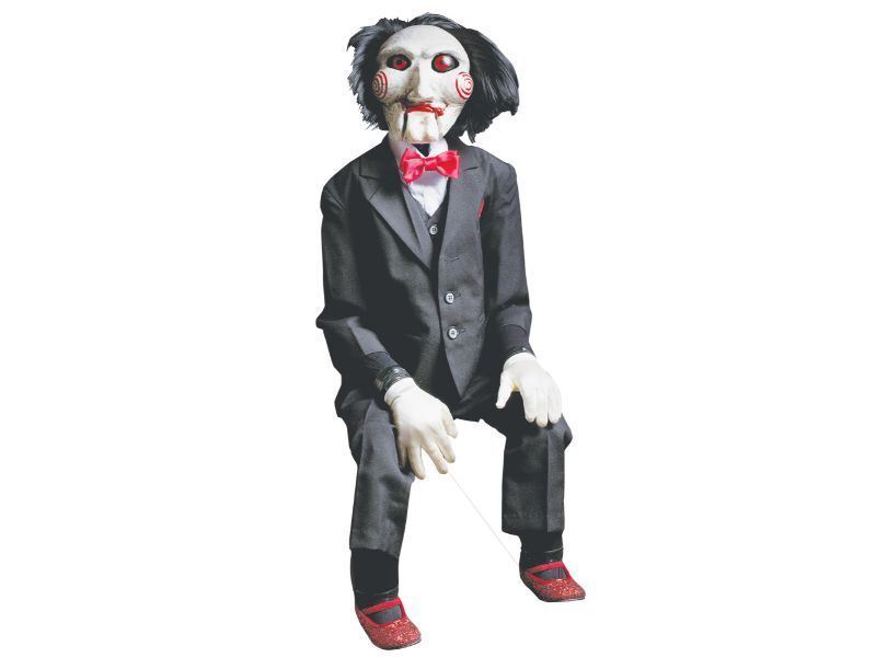 Saw Billy Puppet Prop Halloween Horror Haunted House Doll Posable ...