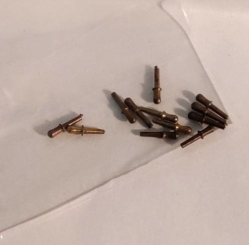 Vintage Wood Ship Model Fittings Parts 12 7mm Bronze metal Belaying ...