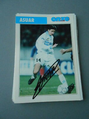 AUTOGRAPHE FOOTBALL DE LUDOVIC ASUAR SUR FICHE ONZE | eBay