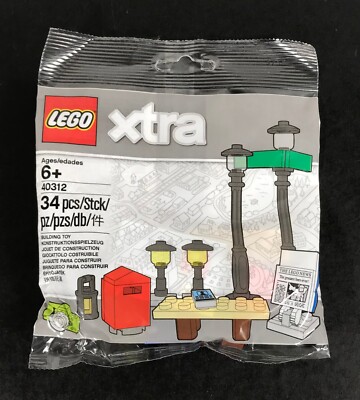 LEGO Mini XTRA STREET LAMPS 40312 FACTORY SEALED City Town Accessories ...