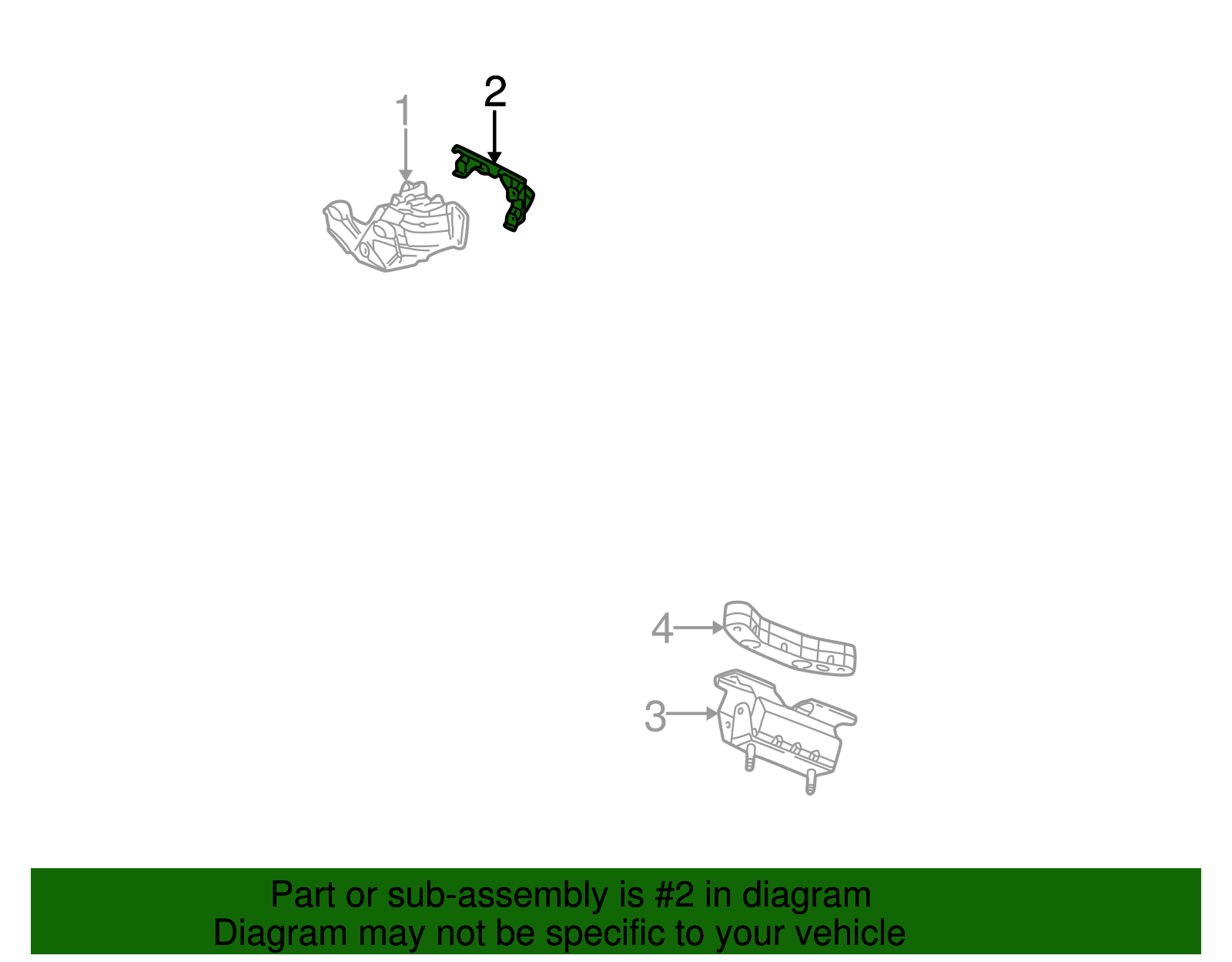 2007 Trailblazer SS Motor Mount Block Bracket LH Driver GM OEM 15195378 ...