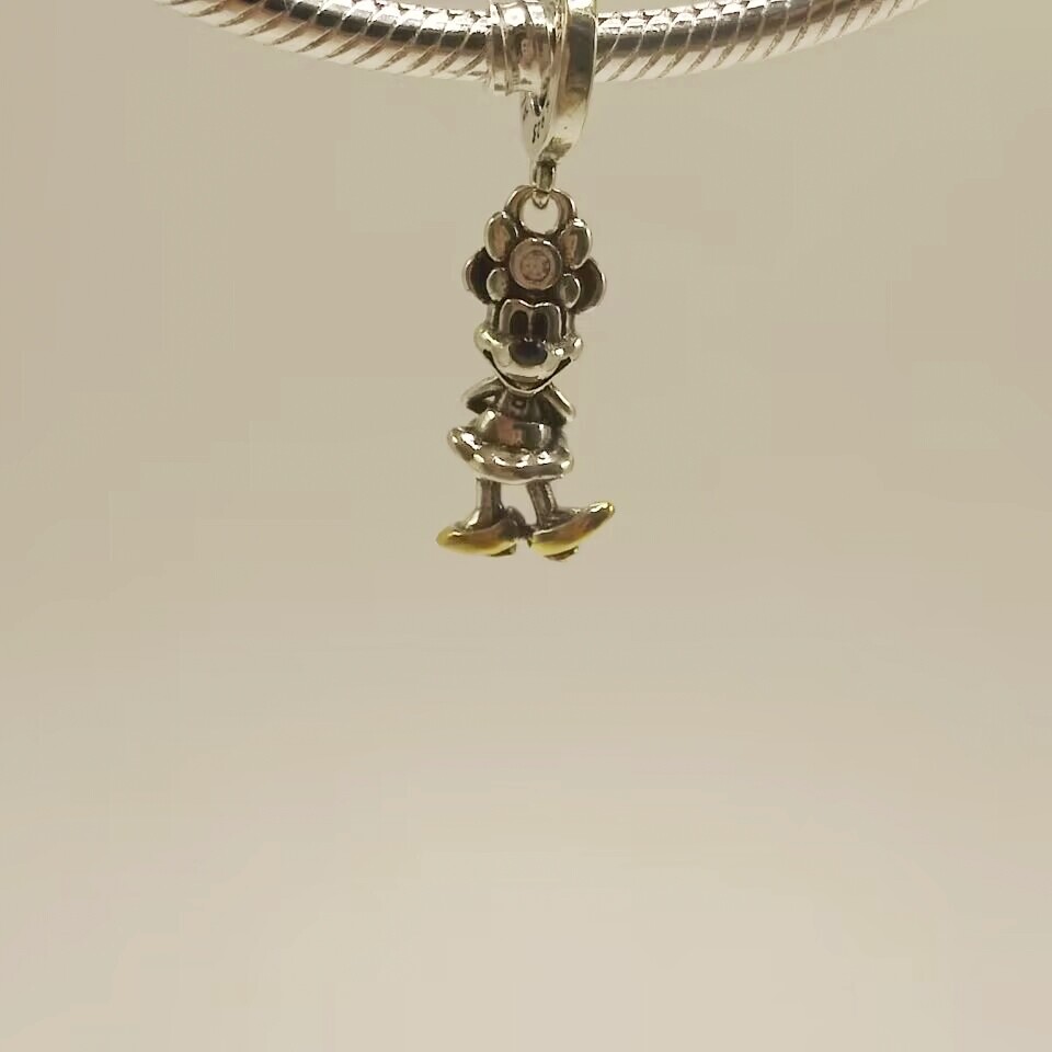 100th Anniversary Minnie Mouse Lab-grown Diamond Dang… - Gem