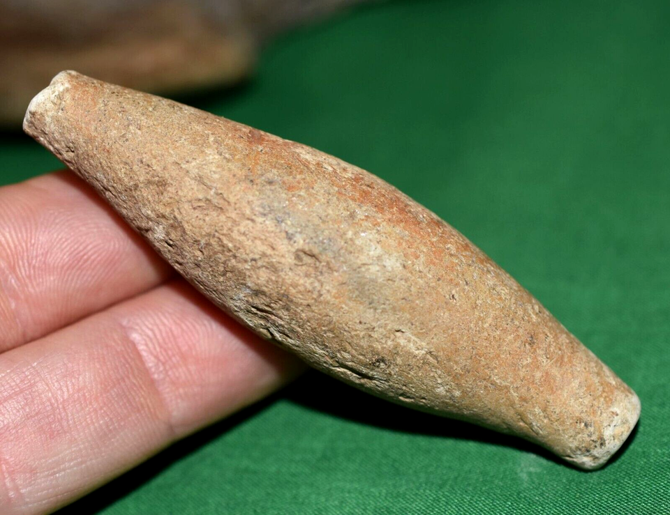 Ancient African Djenne Terracotta Clay Trade Bead Excavated Mali, West ...