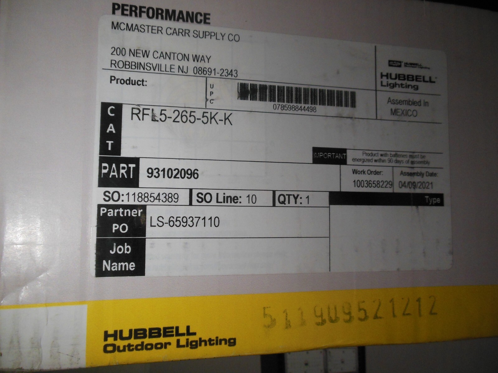 Hubbell RFL5-265-5K-K wide flood LED light bronze for sale online | eBay