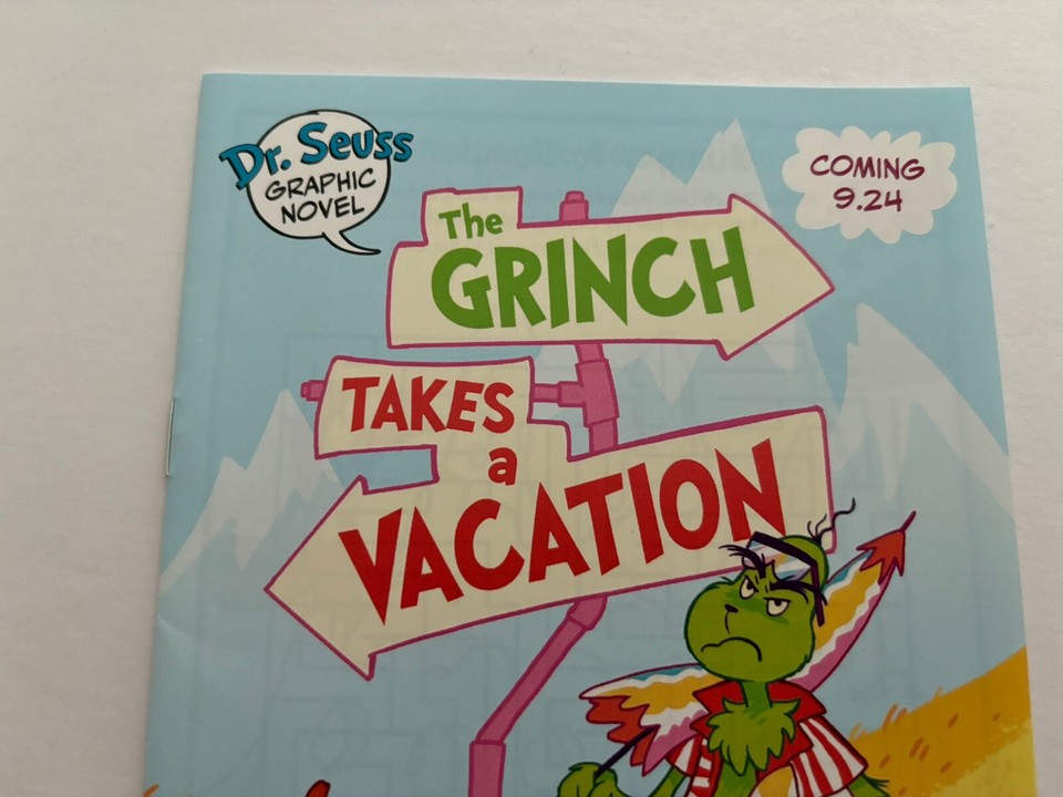 Double Sided Dr Seuss Cat in the Hat / Grinch Promo Activity Booklet | eBay