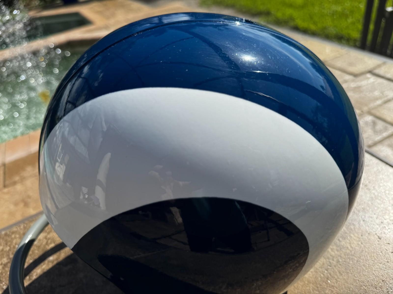 1964-72 LA Rams Riddell NFL Vintage 1-Bar Football Helmet (Custom ...