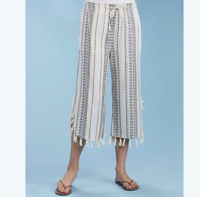 FRESH PRODUCE NWT Size MED/LG ADELE TASSEL CROPS beachy style cotton | eBay
