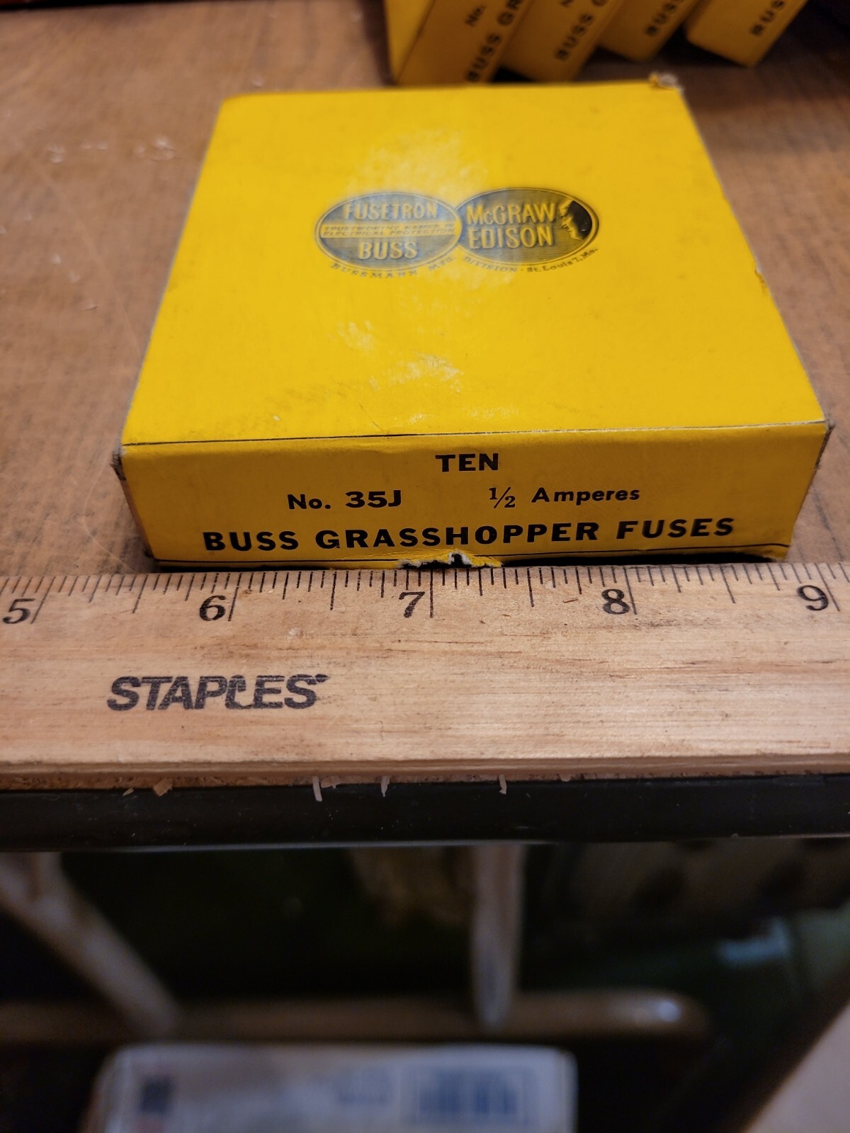 Buss Grasshopper Fuses -- No. 35 J 1/2A -- (Lot of 10) New | eBay