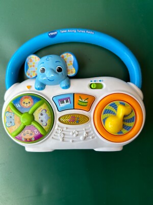 Vtech Take Along Tunes Radio Educational Learning Toy Babies Toddlers ...