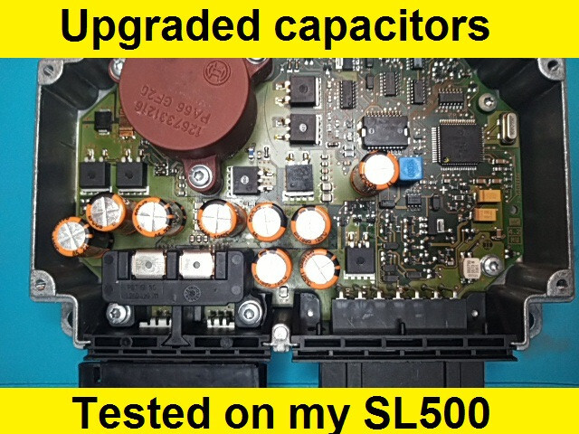 UPGRADED Mercedes SL500 SL55 R230 Battery Control Module BCM Load ...