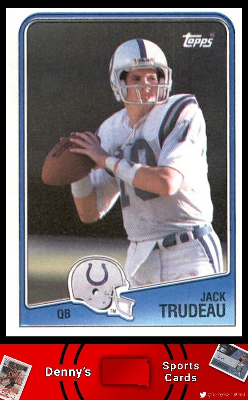 1988 Topps #117 Jack Trudeau Indianapolis Colts Football Card | eBay